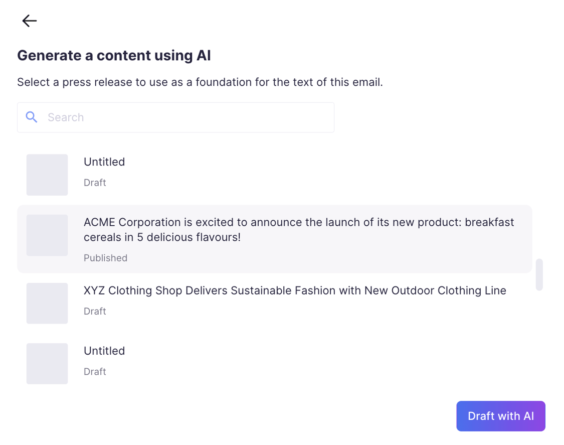 How to draft an email with AI?