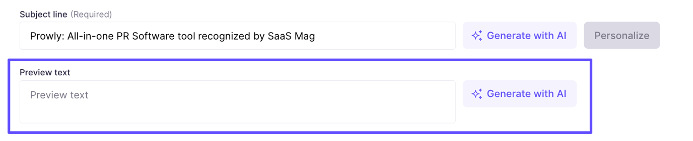 What is preview text?